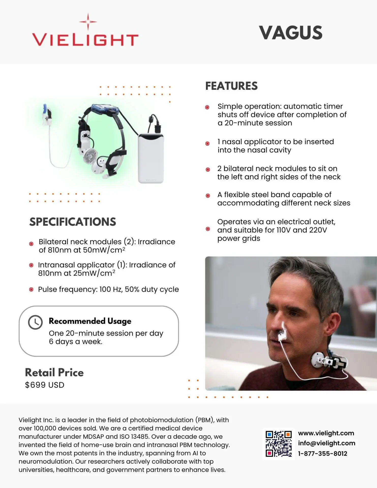 Vielight Vagus - VNS Photobiomodulation Device